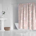 Basics Bathroom Shower Curtain, Water Resistant Fabric with Grommets ...
