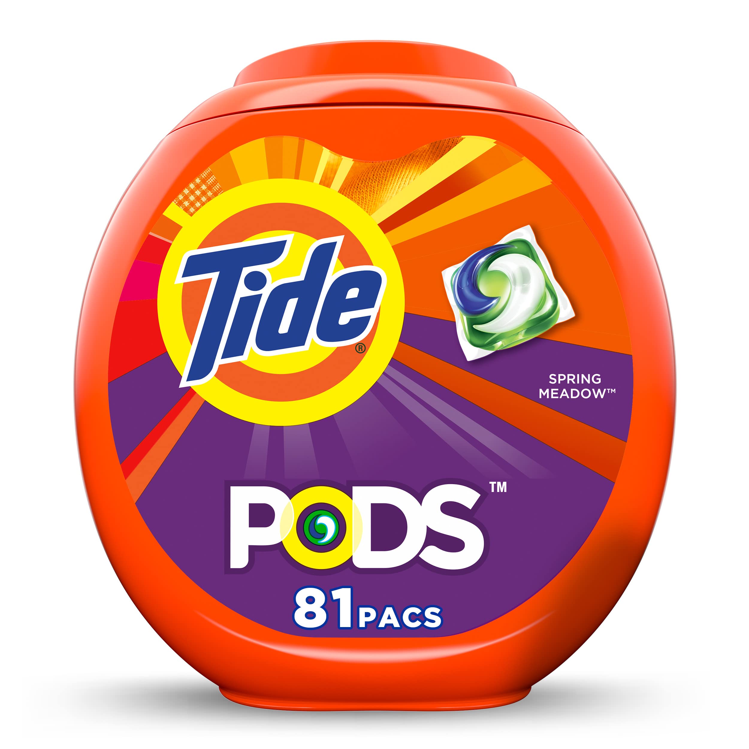TIDE PODS Detergente para Lavandería en Cápsulas Spring Meadow, para ...