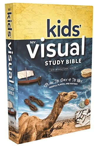 Pre-Owned Niv, Kids' Visual Study Bible, Hardcover, Blue, Full Color ...