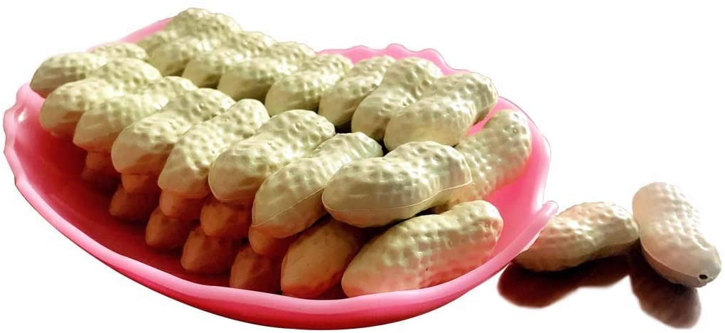 50 Pcs Artificial Peanuts Simulation Nuts Fake Food Home tions Plastic ...
