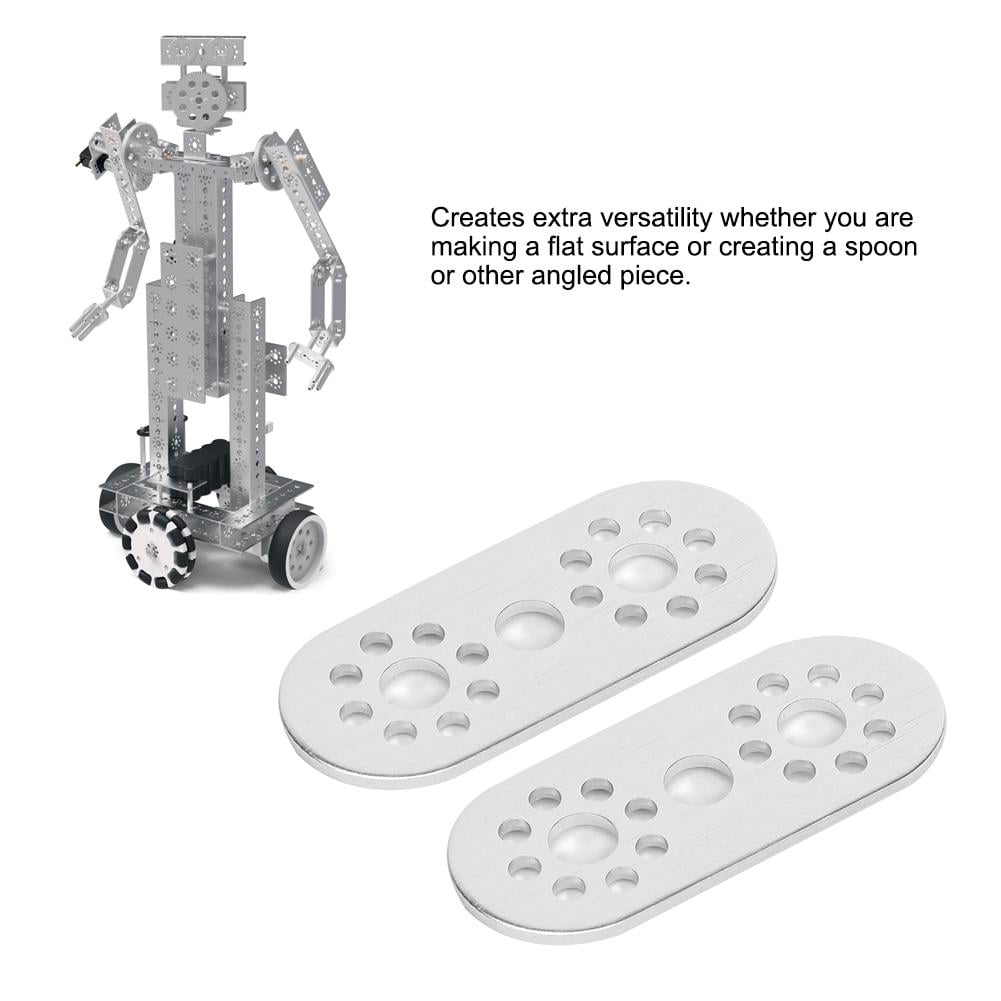 Buy Tebru 2pcs 3 Hole Aluminum Plate for Pitsco Tetrix Robotics ...