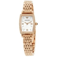 Emporio Armani Women's Retro Mother of Pearl Two-Tone Stainless Steel ...