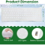 KOVOT LED Snow Christmas Holiday Decor Table Runner - Artificial Snow ...