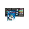 Expo Low-Odor Dry-Erase Marker, Eraser & Cleaner Kit, Chisel/Fine, 12 ...