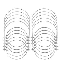 Visland Flower Jar Lid High Durability Rust-proof Metal Floral Insert Canning Grids Mason Jar ...