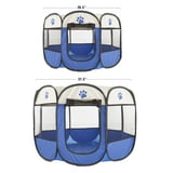 Petmaker Portable Pop-Up Pet Playpen with Mesh Cover for Puppies ...