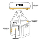 Free Shipping! RTIC 28 Can Everyday Cooler, Insulated Soft Cooler with ...