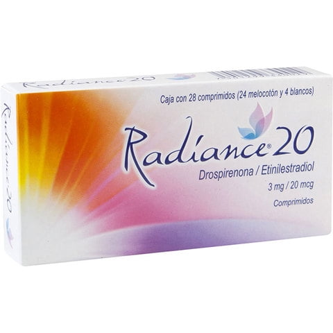Radiance 20 comprimidos 28 pzas | Bodega Aurrera en línea