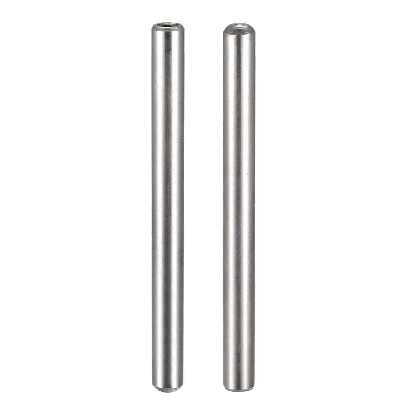 M6 Internal Thread Dowel Pin 2 Pack 12x140mm Chamfering Flat Carbon ...