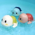 HJJLRH 3 Pack Cute Swimming Turtle Bath Toys, Bath Toys for Toddlers 1 ...
