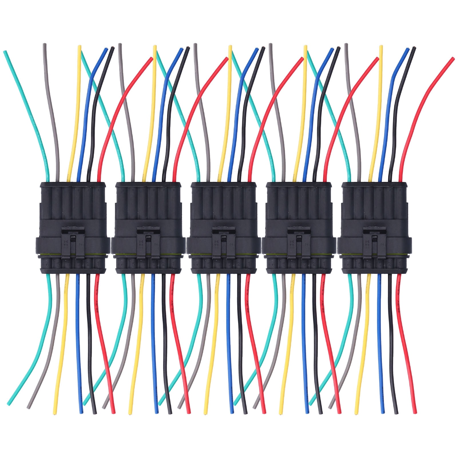 Terminal 2 Pin Connector, Sturdy Durable Safe Automotive Wire Connector ...