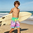 oqasdz Boys Shorts Elastic Waist Stylish Printed Pockets Swim Shorts ...