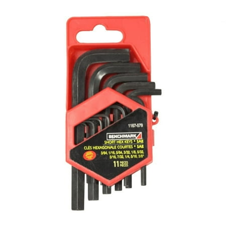 11 Piece SAE Short Hex Key Set | Walmart Canada