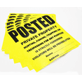 Heavy Duty Outdoor Tyvek No Trespassing Signs | Weather Resistant | 11 ...
