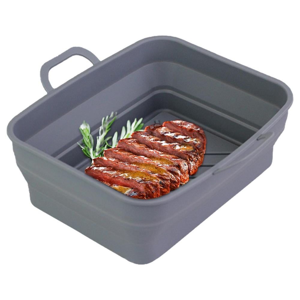 Air F ryer Silicone Pot | Silicone Air Fry er Pot With Handle ...
