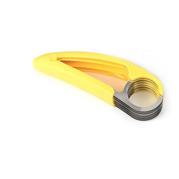 Banana Cutter, ABS+Stainless Steel Fruit Vegetable Cutter Kitchen Tool ...