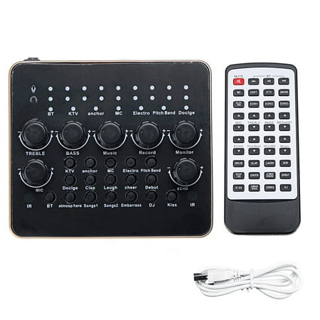 Computer Singing KTV Sound Card Recording Live Broadcast Sound Card ...