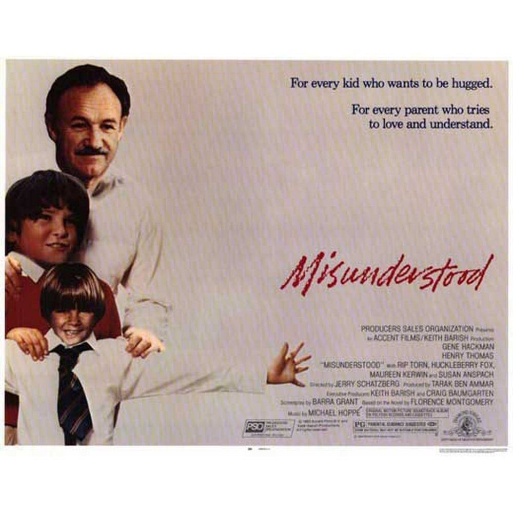 Misunderstood - movie POSTER (Style A) (11" x 14") (1984) - Walmart.com ...