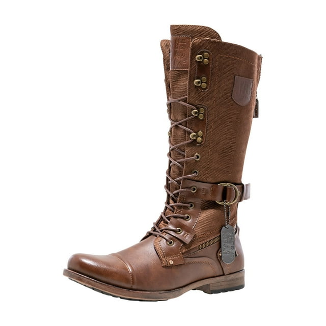 J75 by Jump Decoy Stylish Knee Hight Cap-toe Lace-up & Inside Zipper ...