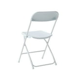 Heavy Duty Bulk Foldable Plastic Chairs - 10 Pack, 650LB Capacity ...