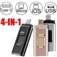 4-in-1 USB Key for iPhone, Android, and Type-C Devices - Walmart.com