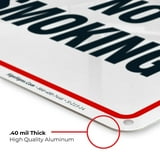 No Smoking Sign, No Smoking Metal Sign, - Walmart.com