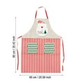 Christmas Decorations Santa Bib Smock Waiter Adult Cartoon Christmas