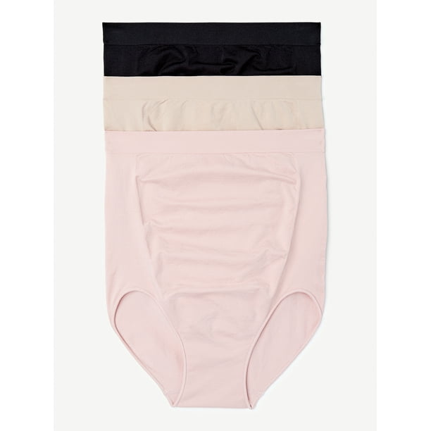 Joyspun Women's Maternity Over the Belly Underwear, 3-Pack, Sizes S to ...
