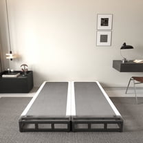 Bedofmine 4 Inch Low Profile Box Spring Split for Queen with Fabric ...