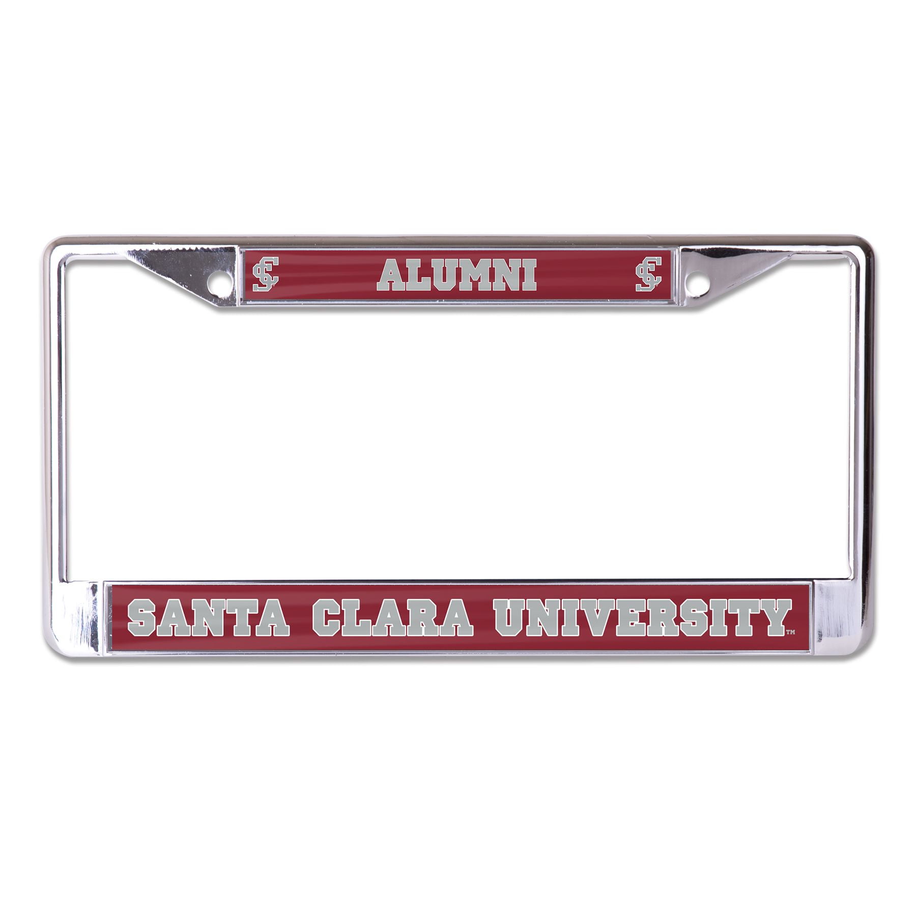 Santa Clara University Alumni Chrome License Plate Frame - Walmart.com