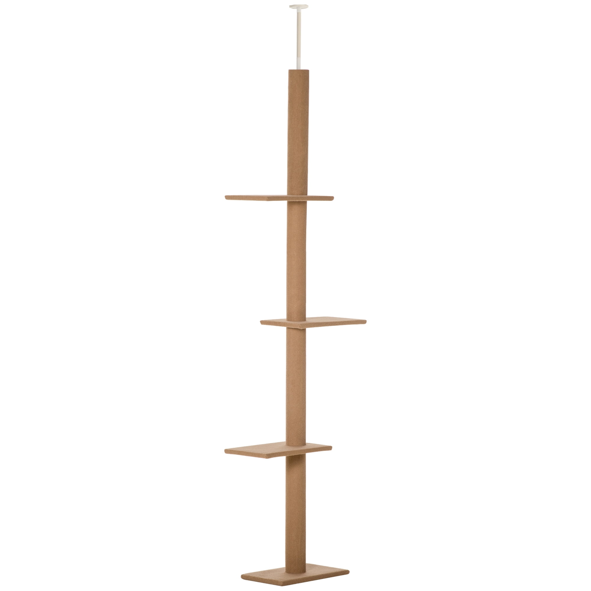 Click here for Pawhut 100 Floor To Ceiling Cat Tree With 3 Perche... prices