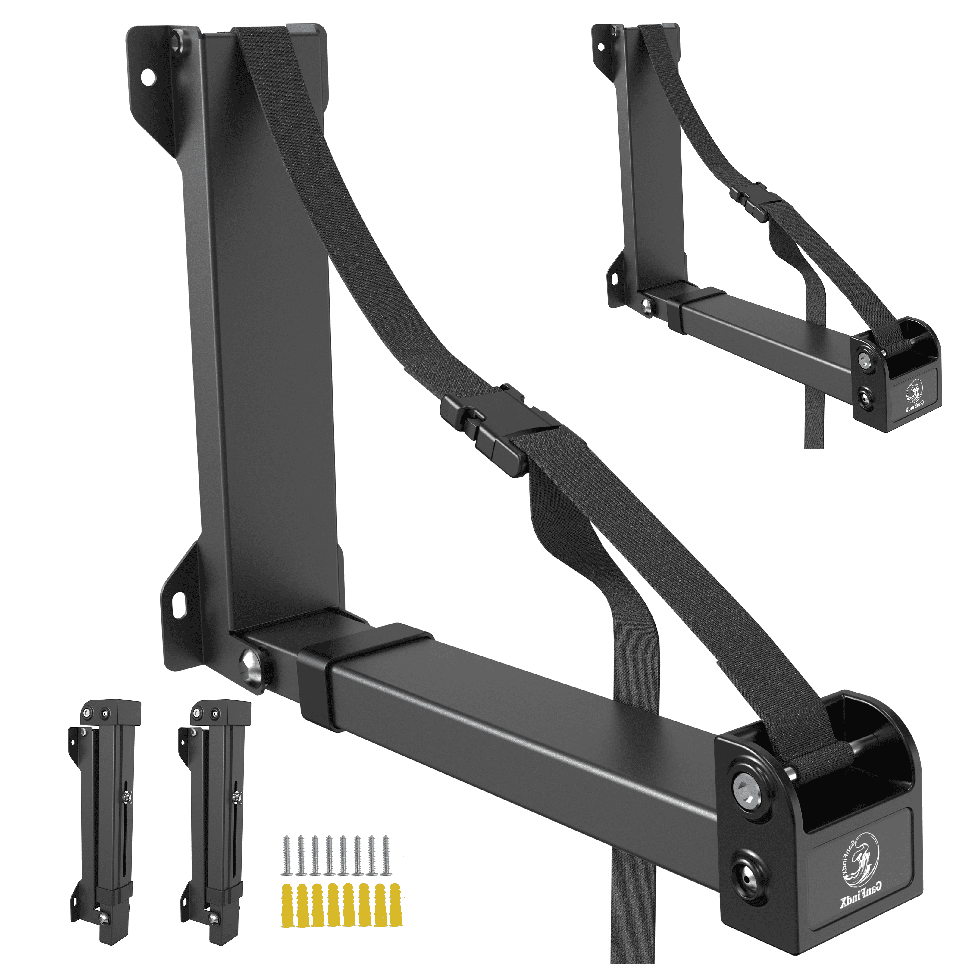 GanFindX Folding Kayak Wall Mount Storage Rack Hanger, Heavy-Duty 11.6 ...