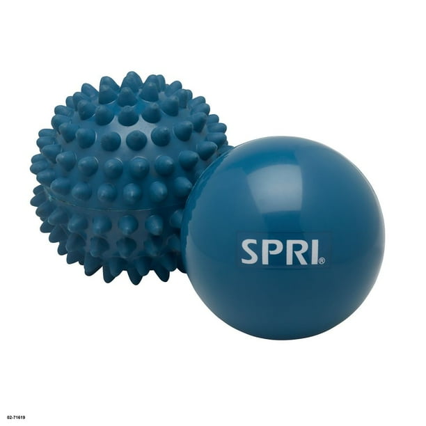 Spri Hot And Cold Massage Therapy Balls For Recovery 2 Pack Blue
