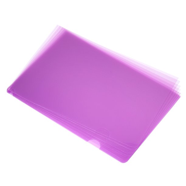 Uxcell L Type Folders A4 Plastic Clear Folder File Jacket Sleeves ...