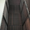 175 Gallon Outdoor Storage Box with Inner Liner, PE Rattan Wicker Deck ...