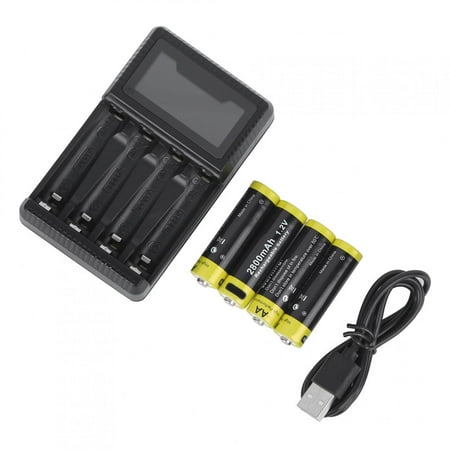 Battery Charger Lcd Display Screen Battery Charger Usb Battery Charger ...