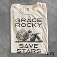 CLOTEX Grace Rocky Save Stars Graphic Tee, Human Alien Friendship Shirt ...