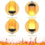Flame Bulbs LED Light Bulb, Decorative Flame Lamp E27 Base Fire Light ...