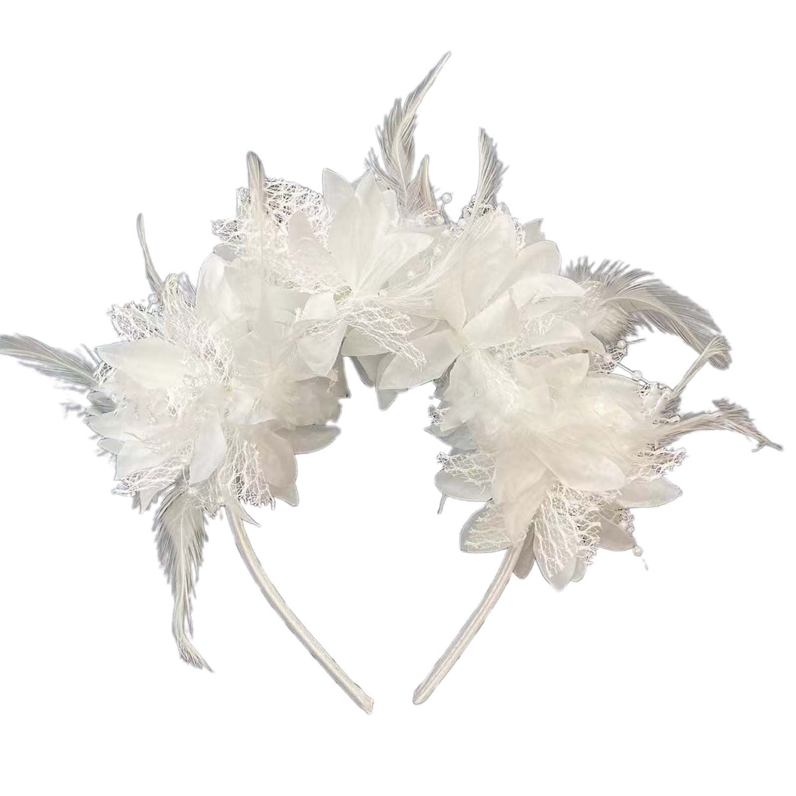 Click here for Aocisk Feather Headband For Parties Festivals Stag... prices