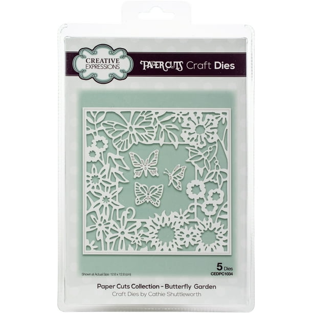 Creative Expressions Paper Cuts Craft Dies-Butterfly Garden - Walmart ...