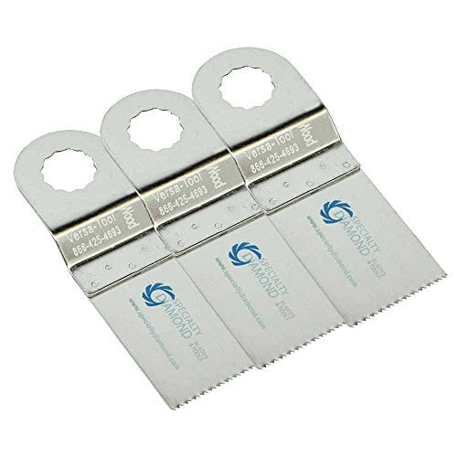 Versa Tool SB3E-D 30mm Stainless Steel Multi-Tool Saw 3 Blade Pack Fits ...