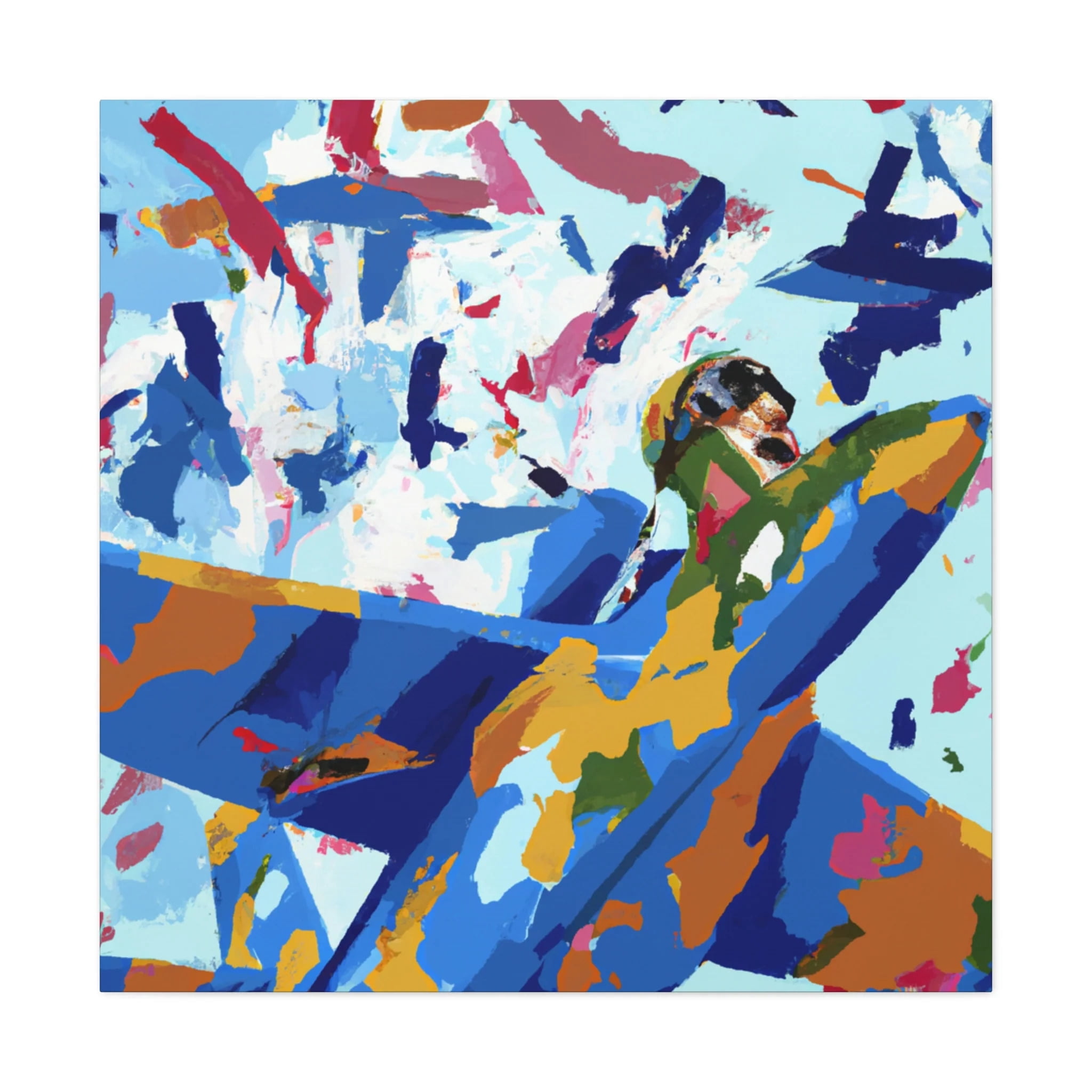 Aviator in Pop Art - Canvas - Walmart.com