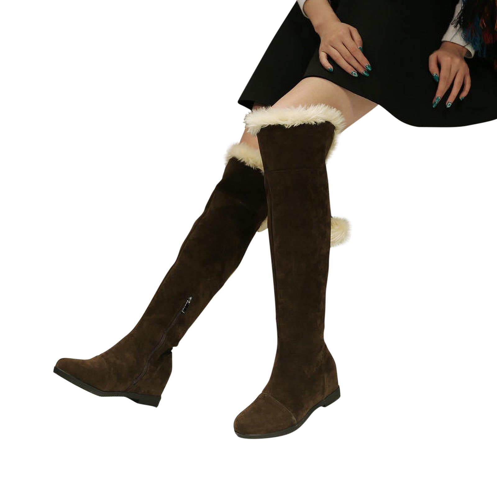 Click here for Amzcrzy Over The Knee Boots For Women Women Thicke... prices