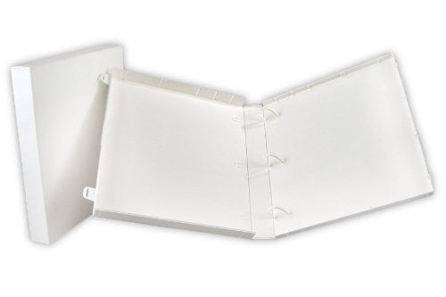 3 Ring Case View Binder with Overlay - 1.5 Inches - 3 Pack (White ...