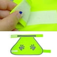 Didog High Visibility Dog Safety Vest Reflective Hi Vis Jacket Coat Paw Print Harness ...