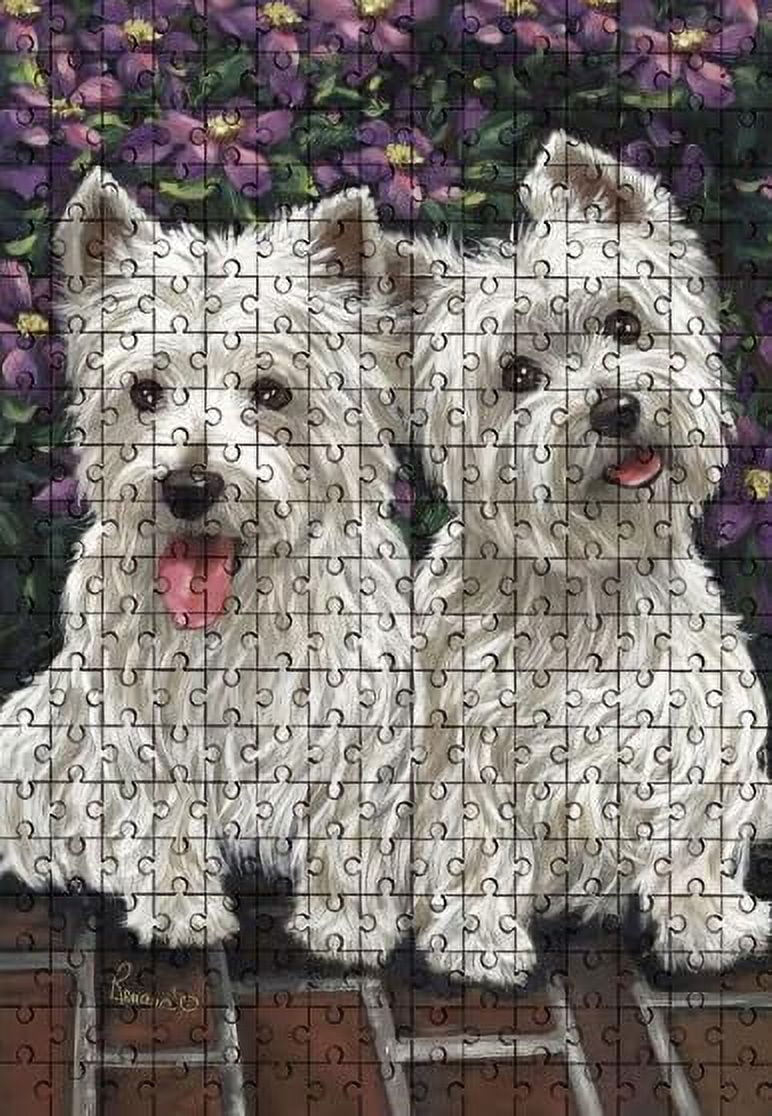 Jigsaw Puzzles for Adults 1000 Pieces West Highland Terrier Molly ...