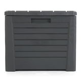 Toomax Florida Deck Patio Storage Box Bin Bench Waterproof, 145Gal ...