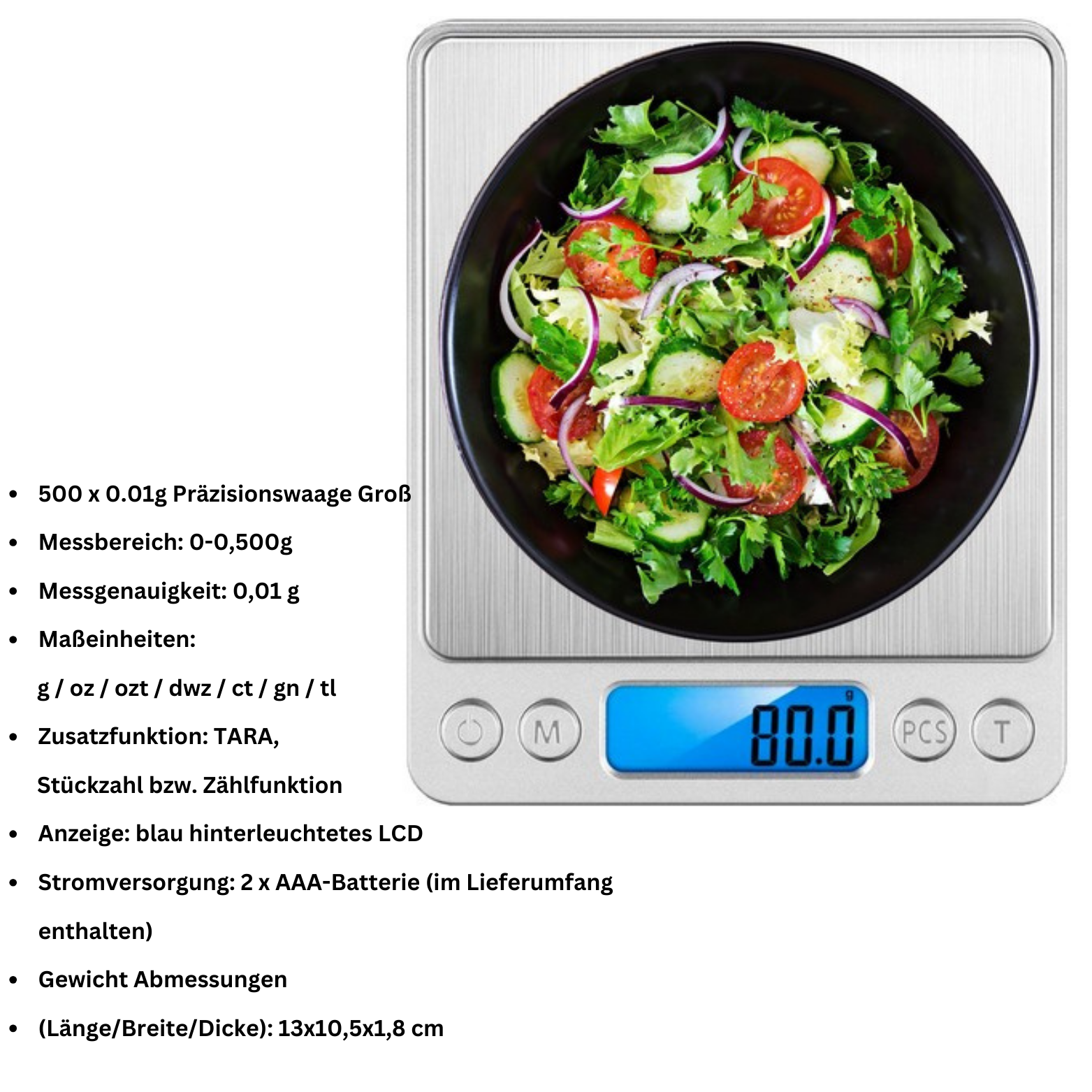 Báscula de oro de 0,01 g a 2000 g, precisa y de máxima precisión ...