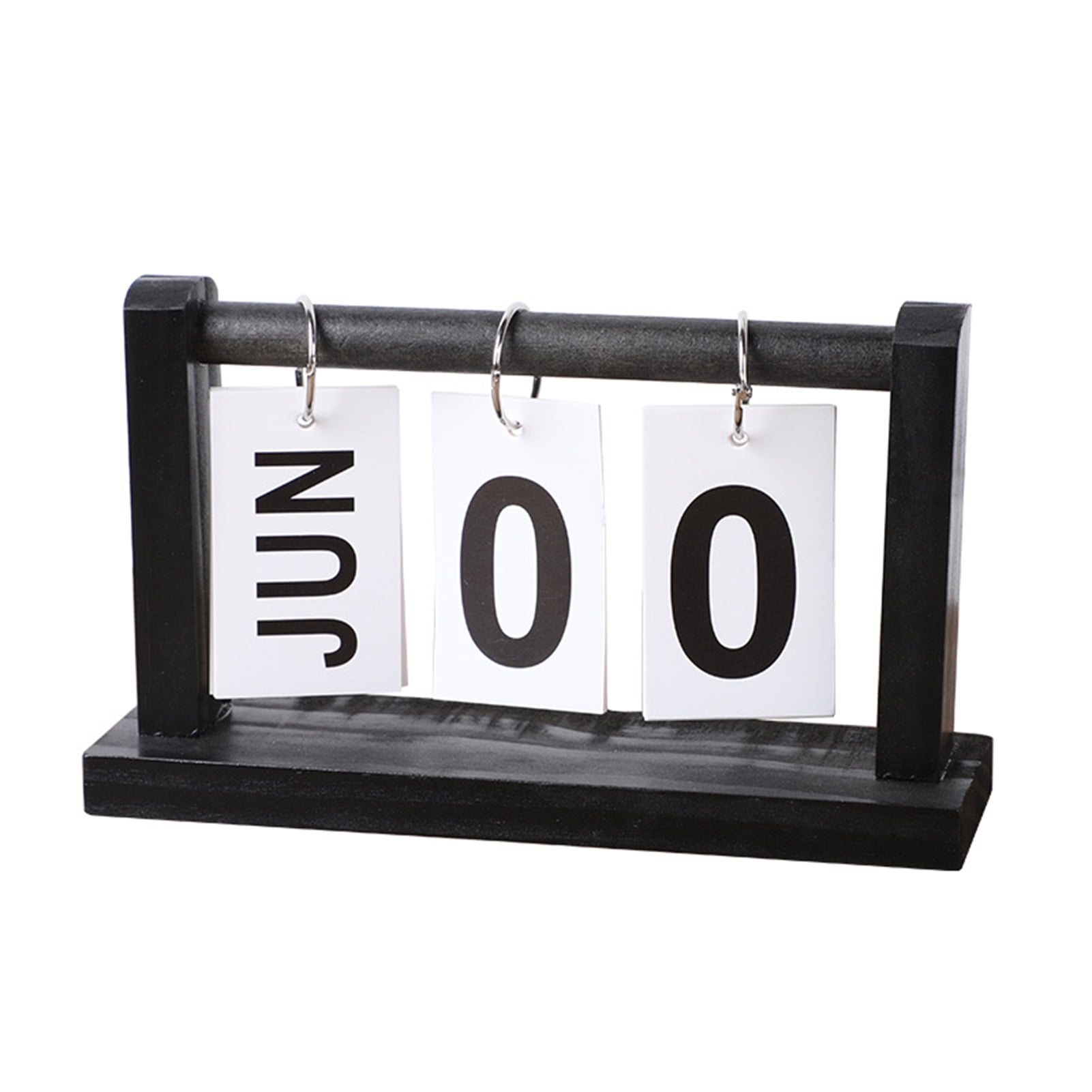 Yoone Delicate Desk Calendar Fine Workmanship Wood Portable Page ...