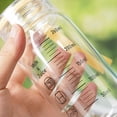 300ml Yellow Lanyard Graduated Glass Water Bottle, Large Travel ...